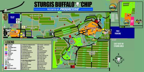 Maps - Legendary Sturgis Buffalo Chip