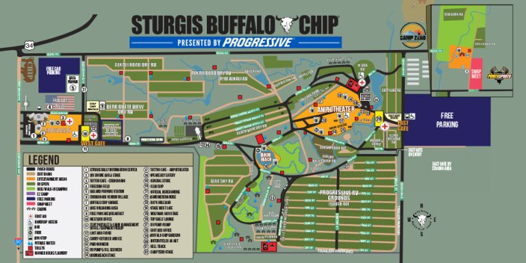 Maps - Legendary Sturgis Buffalo Chip