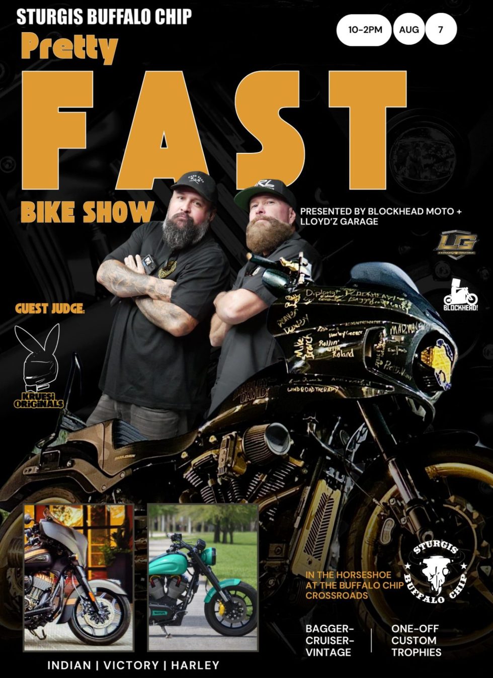 Pretty Fast Bike Show Show presented by Lloyd’z Garage & Blockhead Moto ...