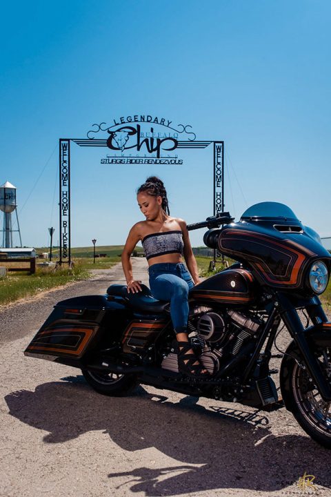 Meet 2020 Buffalo Chip Poster Model Mai - Legendary Sturgis Buffalo Chip