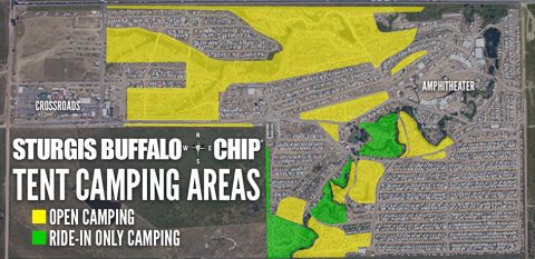 Sturgis Rally Camping at the Buffalo Chip Gives You Great Campground ...